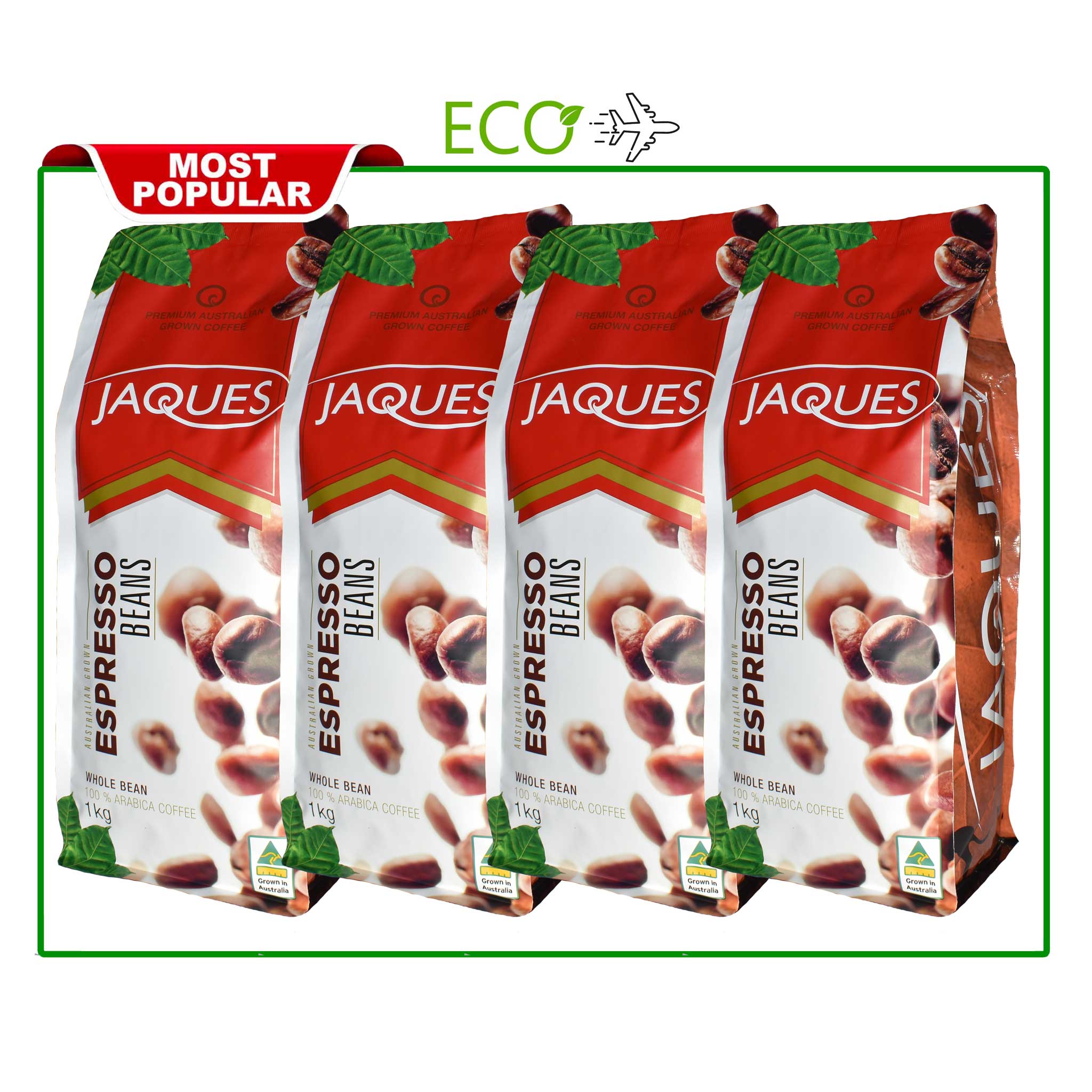 Express Box 4 x 1Kg Jaques Coffee (4 types avail) – Jaques Australian ...